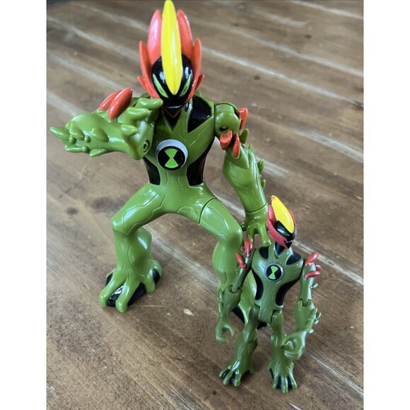 Bandai | Toys | Lot Of 2 Ben Swampfire Alien Force Dna 2008 Bandai 6 4 ...
